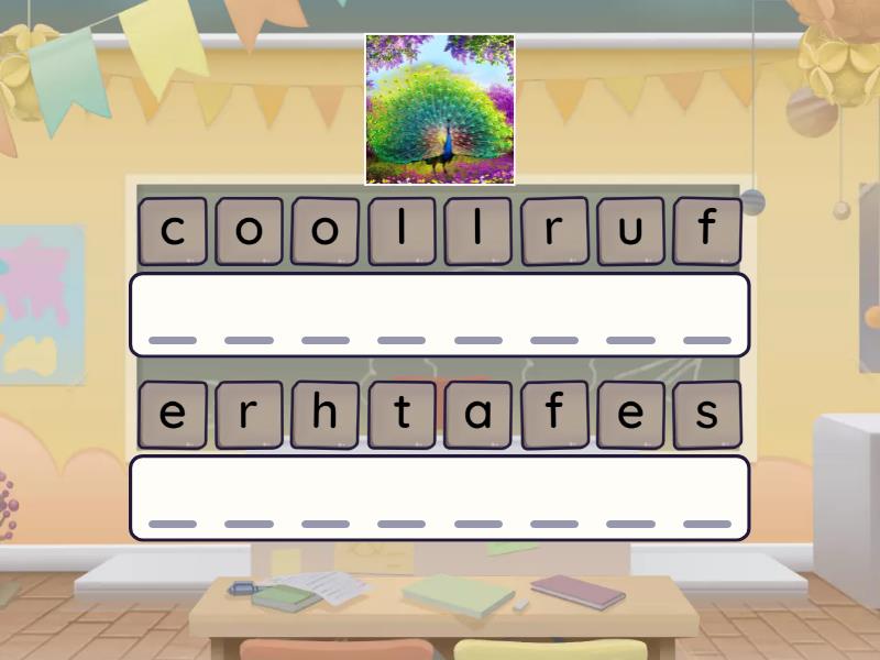 QUIZ - EOW2 - GRAMMAR 2 & SG4 U5 WORDS - Anagram