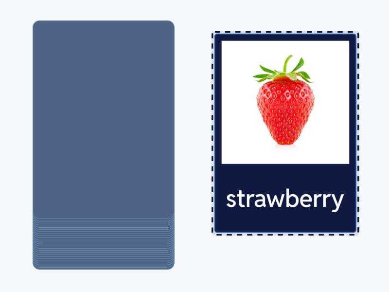 Fruit and Vegetables vocabulary - Speaking cards