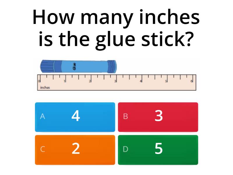 Measuring Using Inches - Quiz