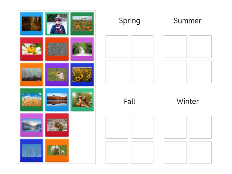 Seasons Sorting - Group sort