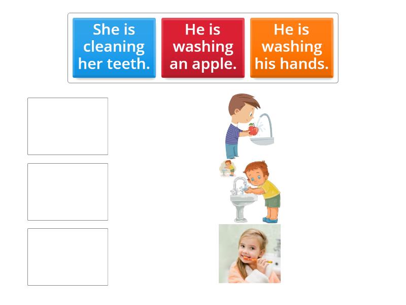 kids box1/ keep clean - Match up