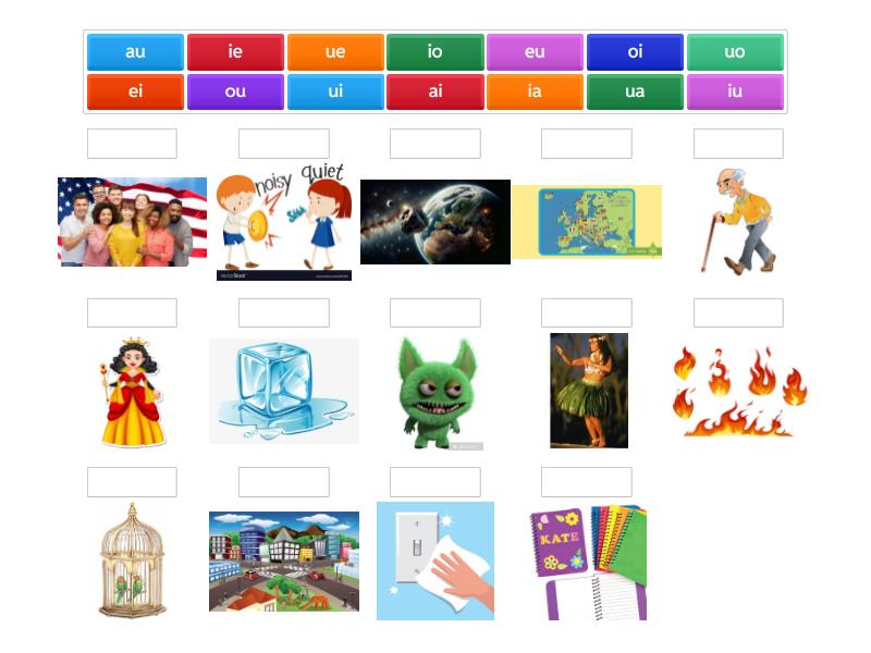 Diptongos - Match up