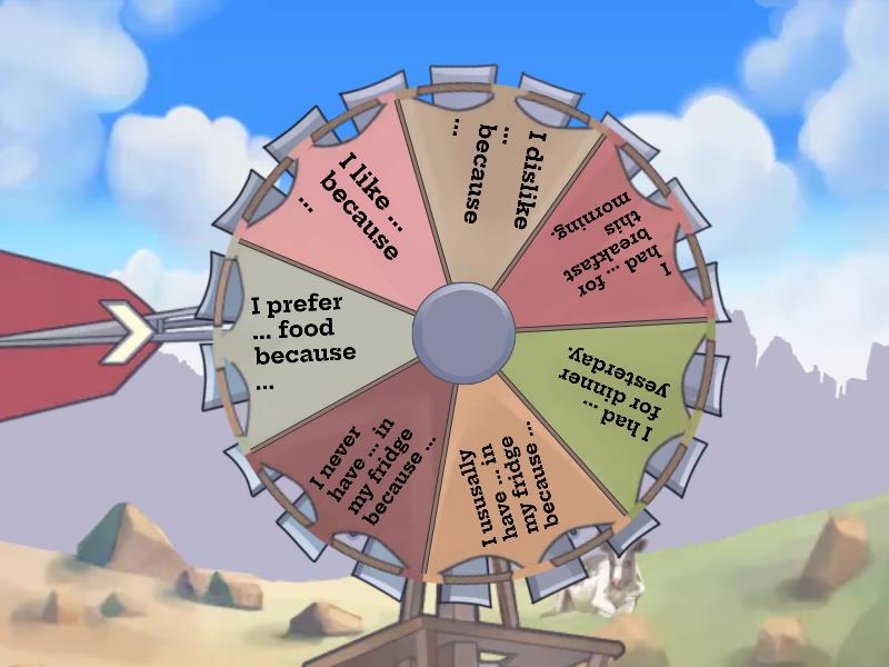 Step 22, L31 (clil) - Spin the wheel