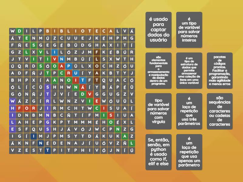 Programação em Python - Wordsearch