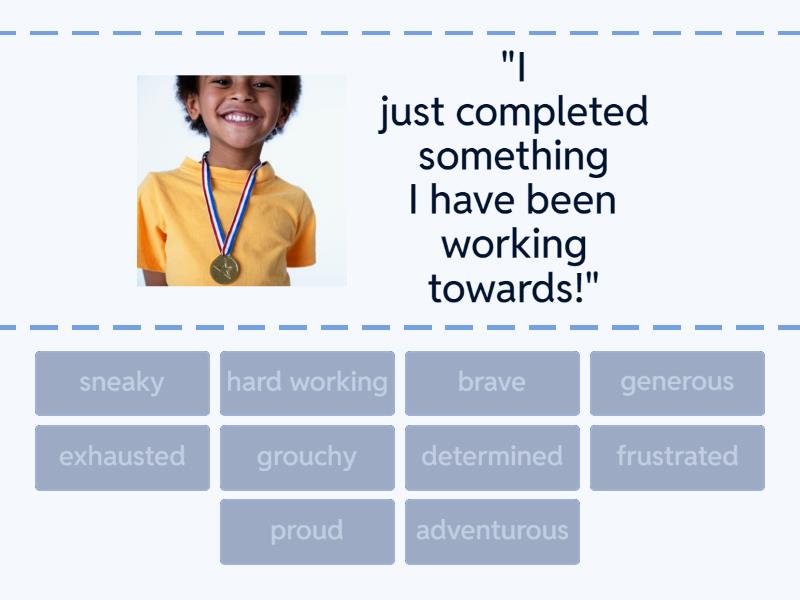 Introducing Character Traits (Matching) - Find the match