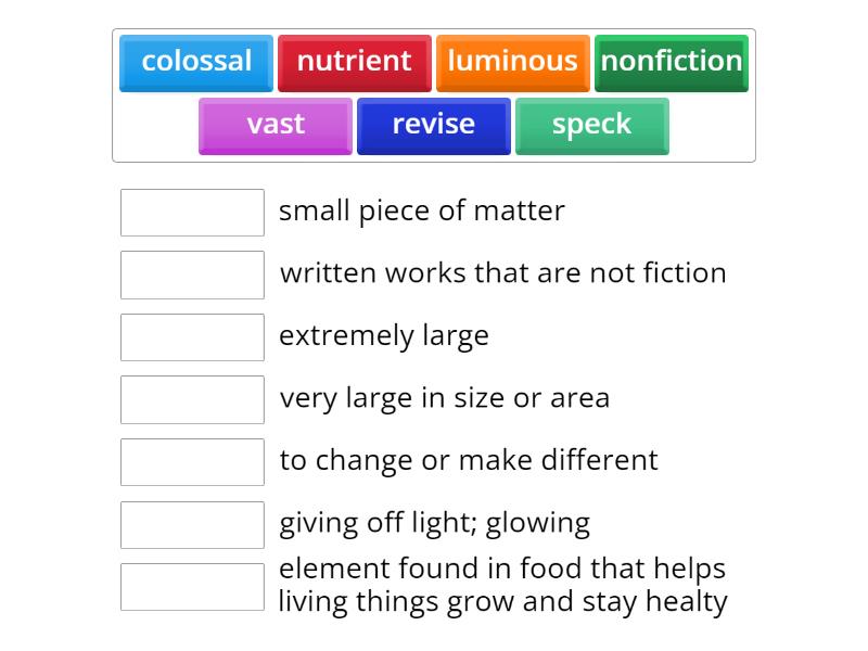 Mid-Module Vocabulary Assessment (Lesson 12) Wit and Wisdom Grade 3 ...