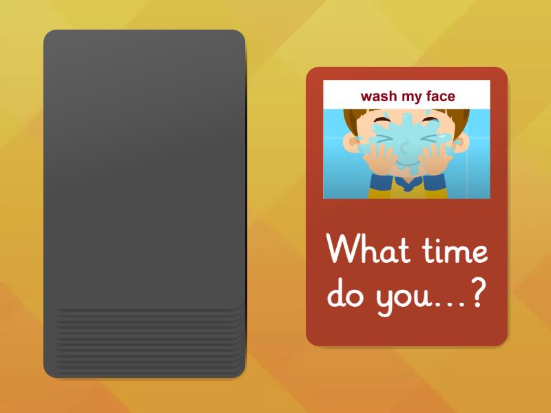 Daily Routines Cards - Speaking cards