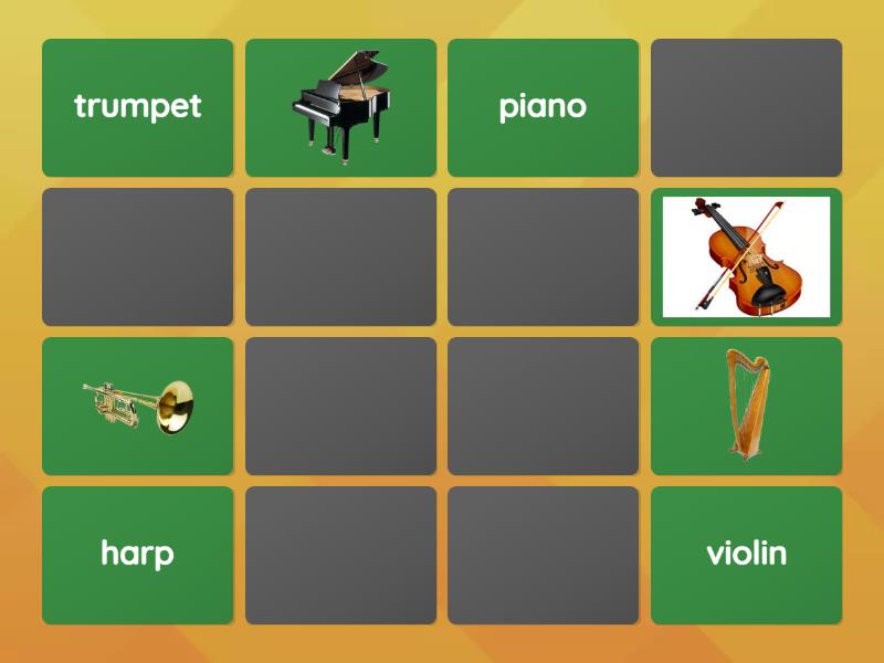 musical instruments - Memory