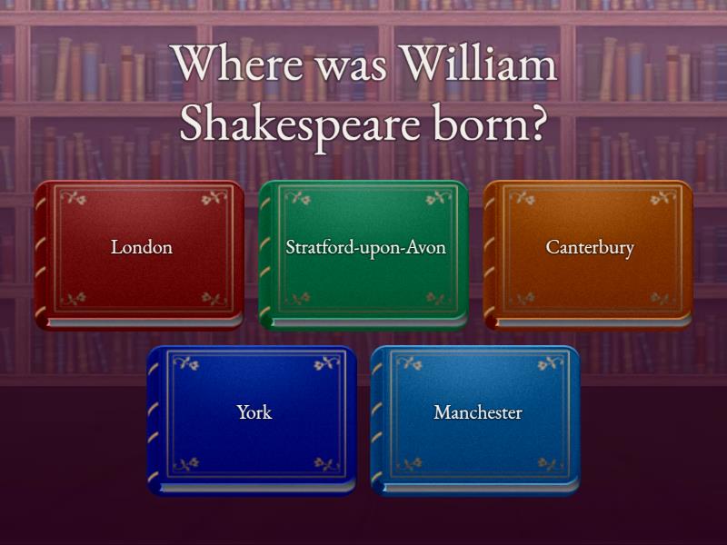 William Shakespeare Quiz - Questionário