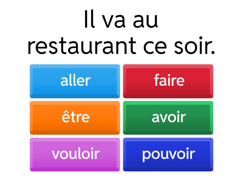 Etre, avoir, faire, aller, vouloir ou pouvoir : trouver l'infinitif ...