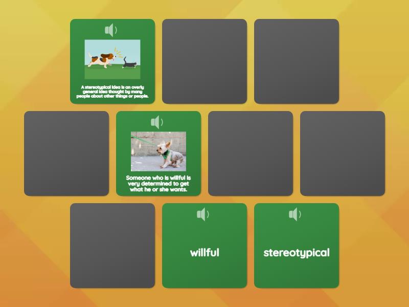 HMH Module 6: Rita Moreno Critical Vocabulary - Matching pairs