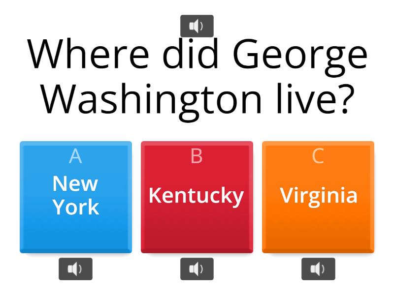 George Washington and Abraham Lincoln - Quiz