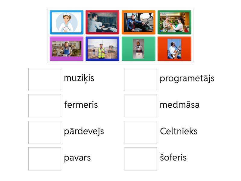 profesijas - Match up
