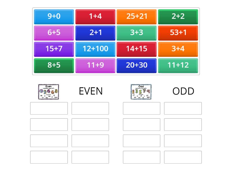 ADDITION & PATTERNS - Group sort