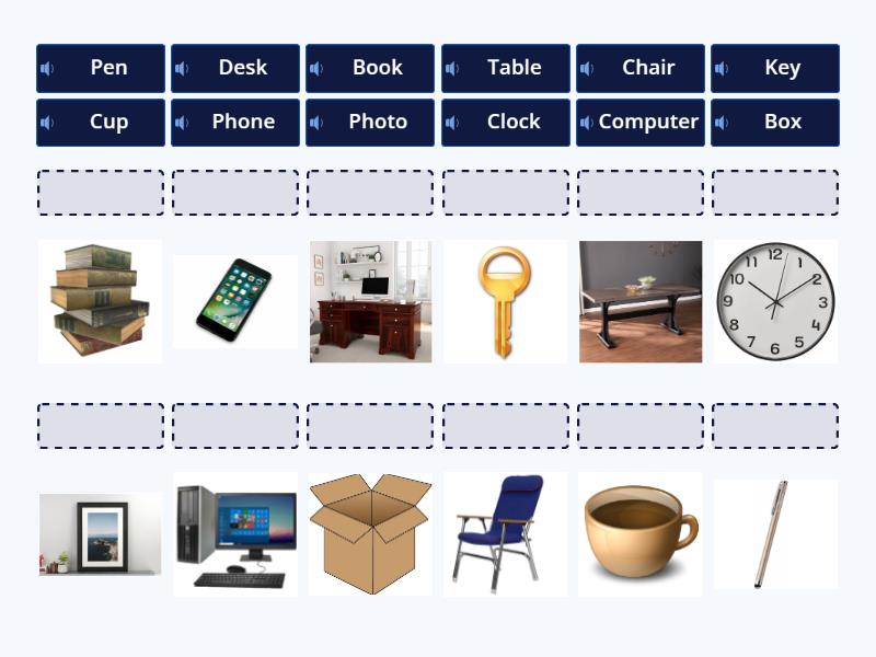 Roadmap A1 |2B| Everyday objects - Match up