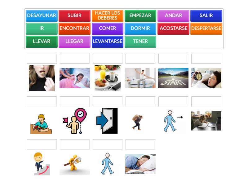 Verbos de uso comun 1 - Match up