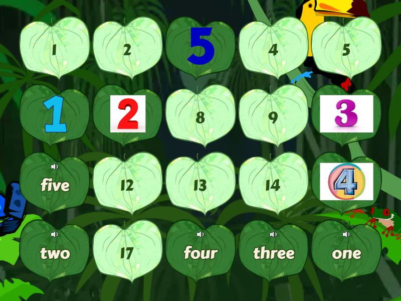 Leaf_ numbers 1-10 - Matching pairs