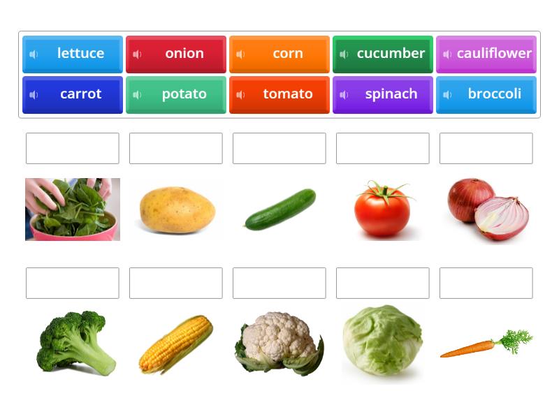 Vegetables - Match up