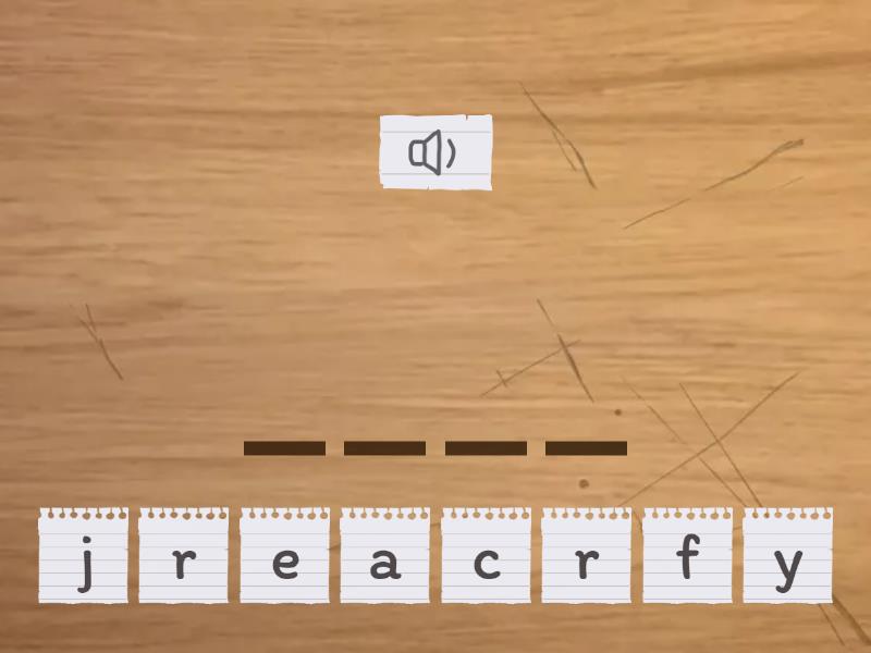 Letterland Unit 7 Spelling Practice - Spell the word