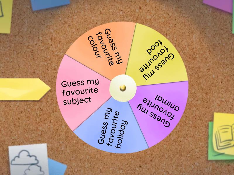 Get to know your teacher - Spin the wheel