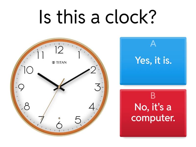 Vocabulary - Classroom Objects - Quiz