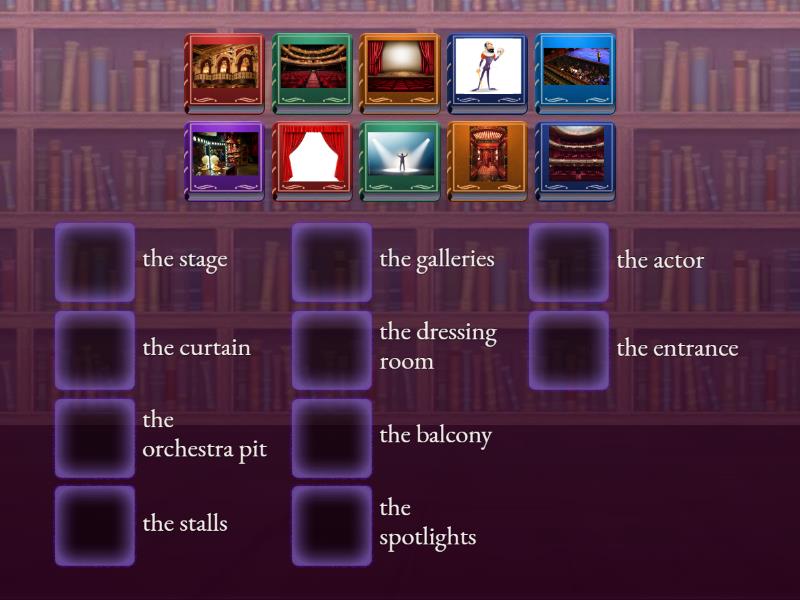 Theatre vocabulary - Match up