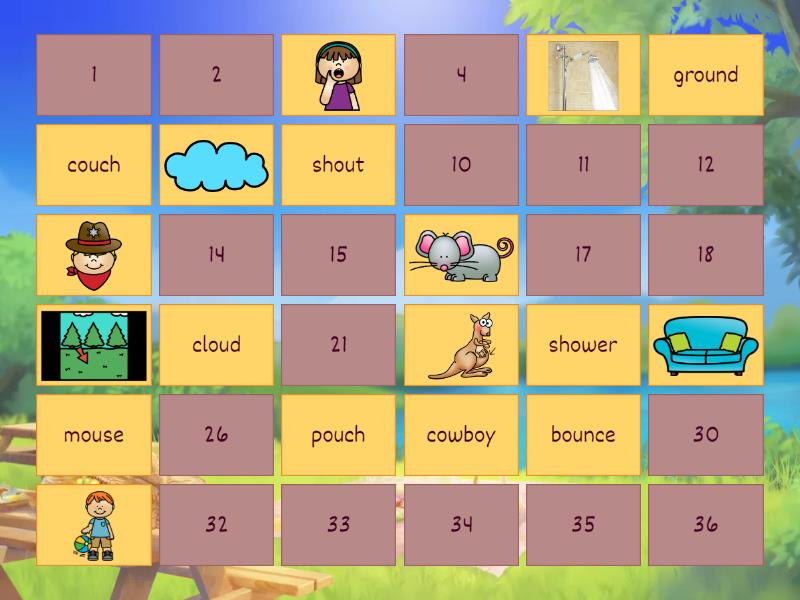 UFLI 96 (ou/ow) - Matching pairs