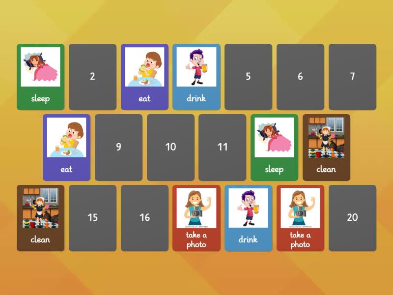 PU0 U7-8 actions - Matching pairs