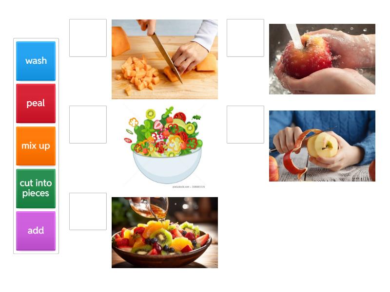 3.5 : Unit 3 Healthy habits : Match the word - Match up