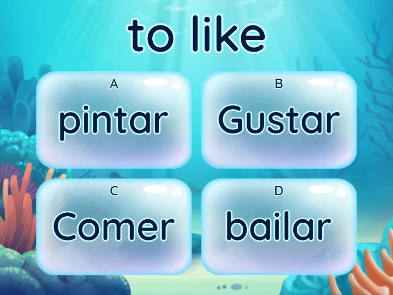 WORDWALL 1A Unit 1 Likes and dislikes part 1 - Quiz