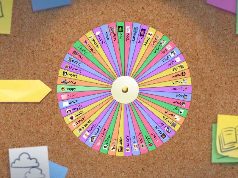 Spelling bee 1st grade - Spin the wheel