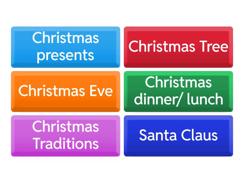 Christmas Speaking cards - Flip tiles