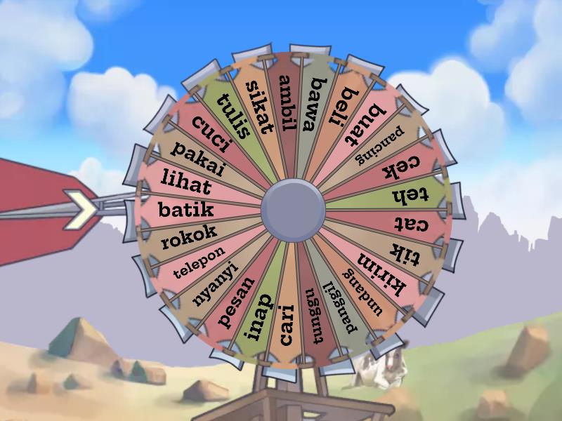 Prefix me- - Spin the wheel