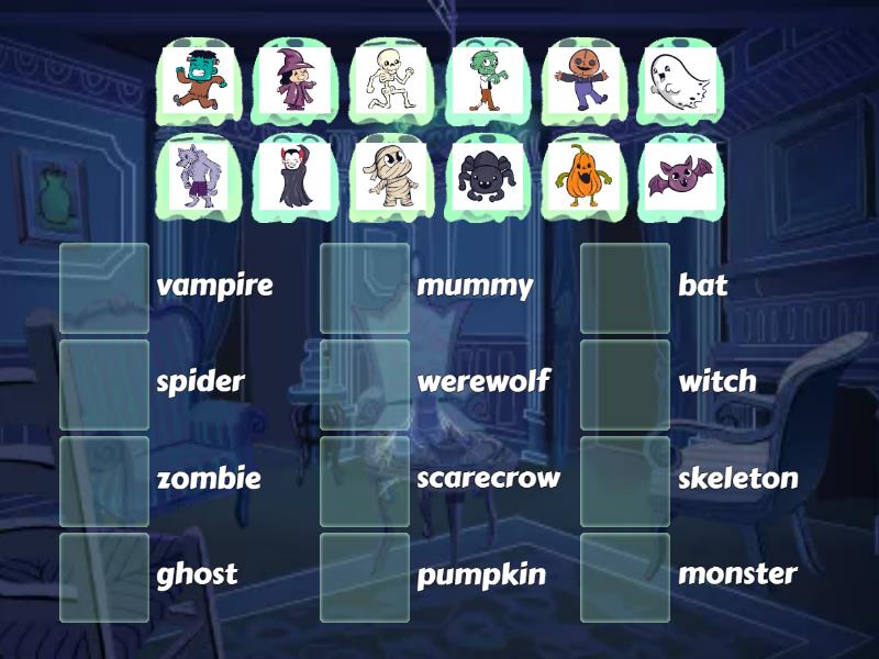 Halloween match - Match up