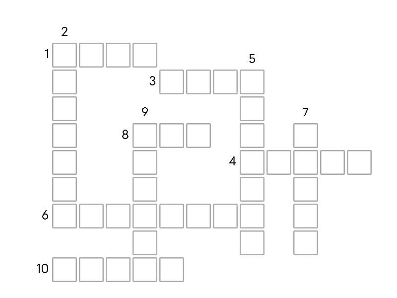 Chapter 9 Vocabulary - Crossword