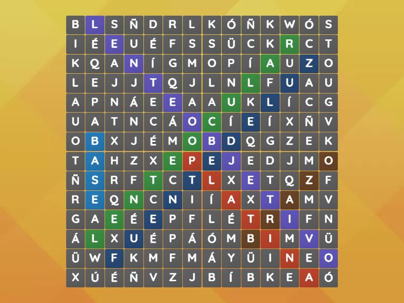 Microscopio - Sopa de letras