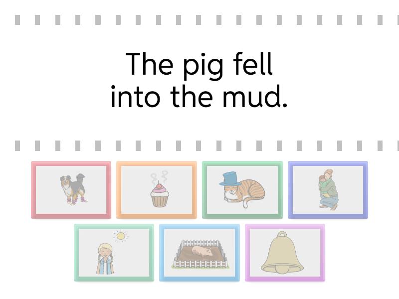 Read and match sentences - Cada oveja con su pareja