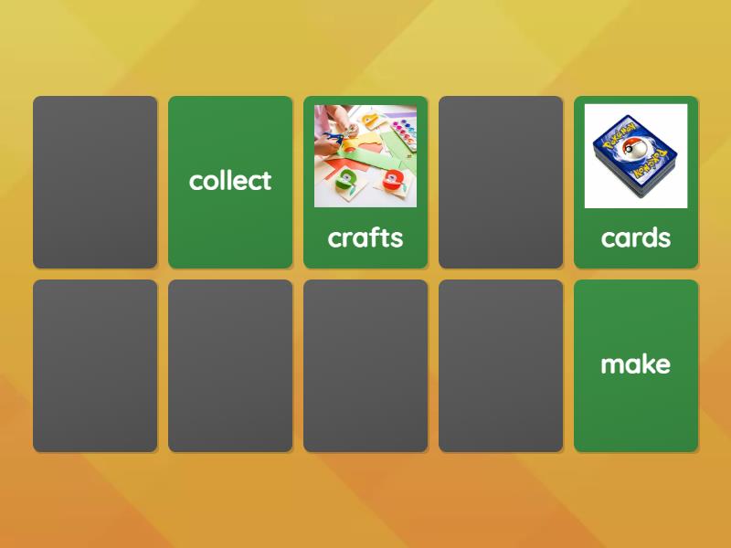 Ready 3A Unit 1 Vocab (+verbs) - Matching pairs