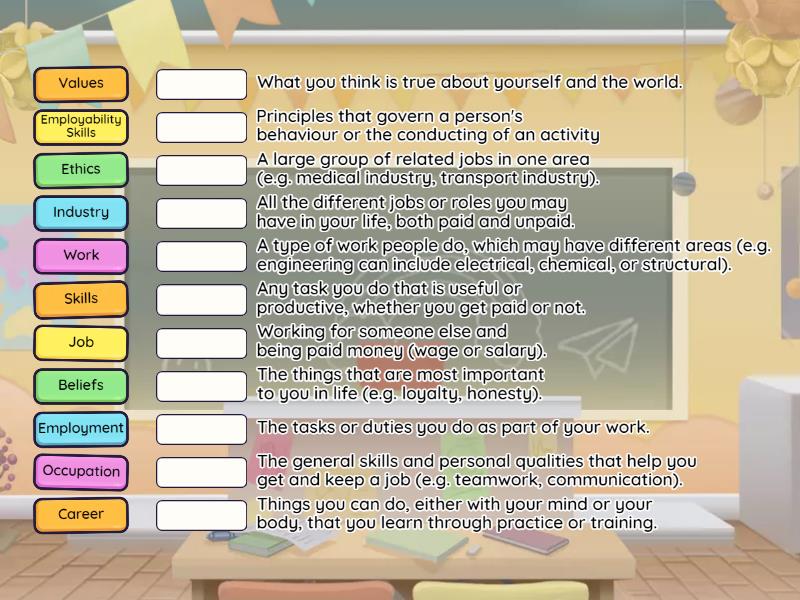 Career Exploration - Match up