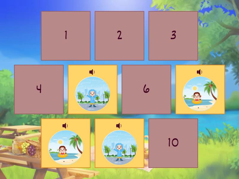 Pre starter Lesson 8 - Matching pairs