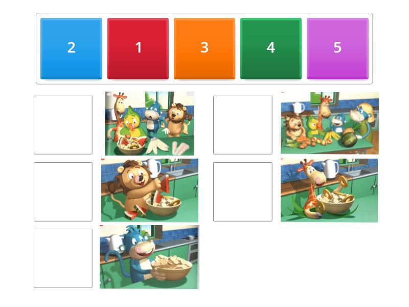 Super Safari 2 unit 5 story - Match up