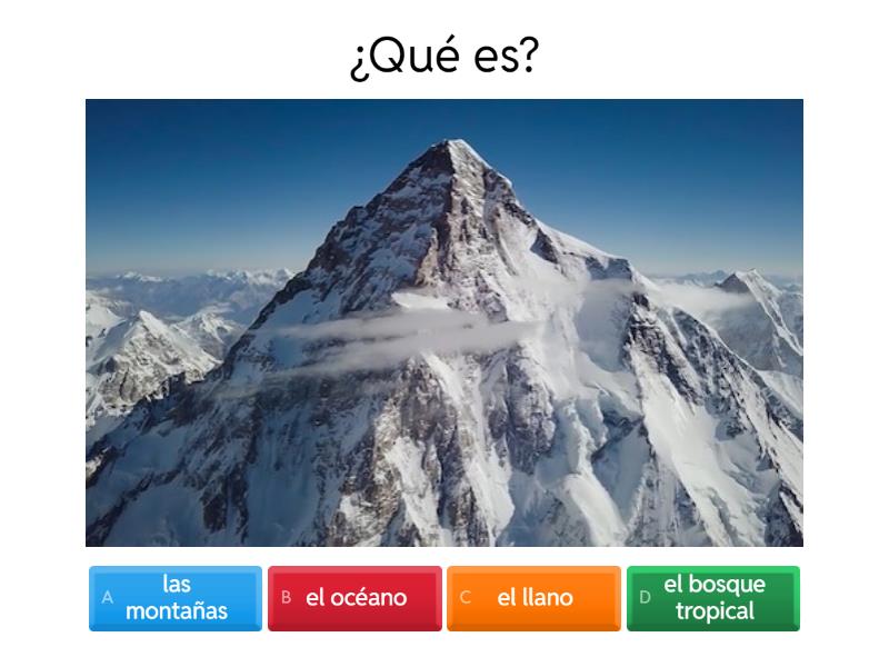 Accidentes geográficos - Quiz
