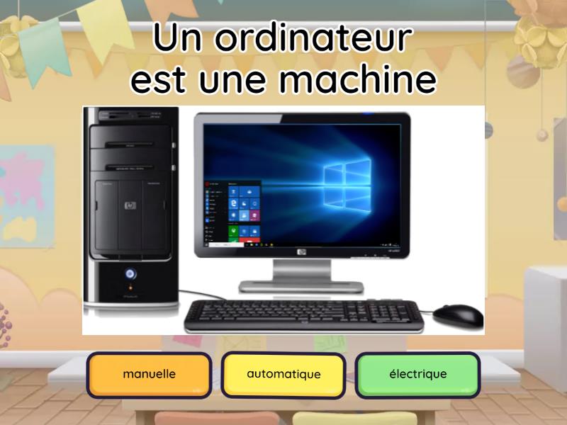 Qu'est ce qu'un ordinateur? - Quiz