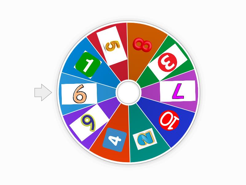 Numbers - Spin the wheel