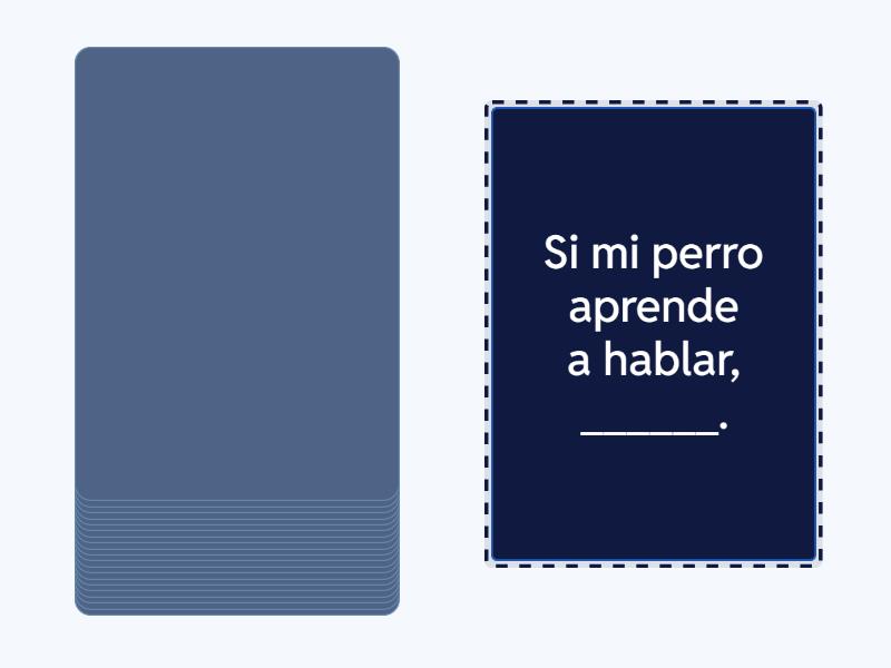 condicional - Speaking cards