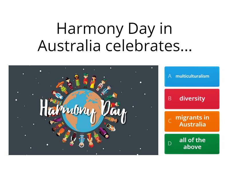 Harmony Day - Quiz