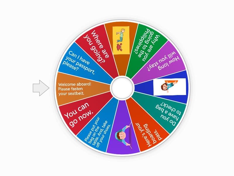 Practice Sentences - Spin the wheel