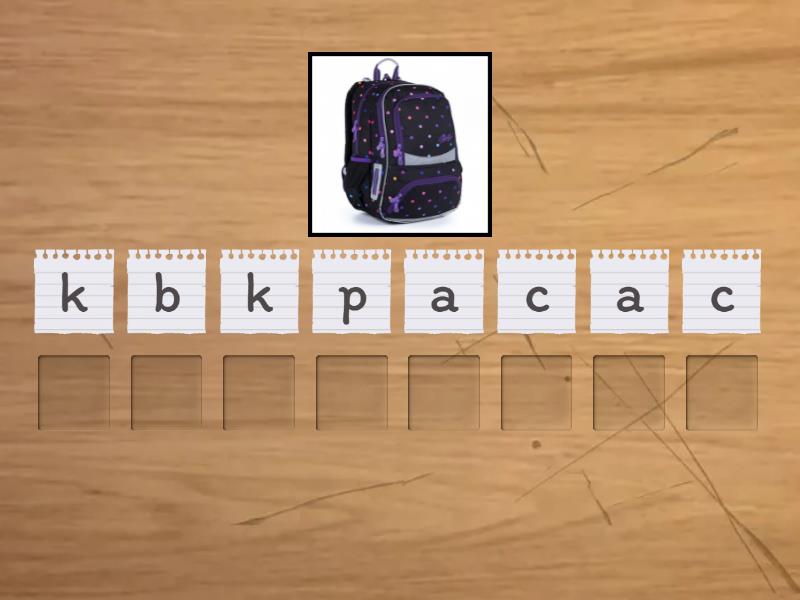 Go Getter 1 Unit 2.5 - Анаграмма