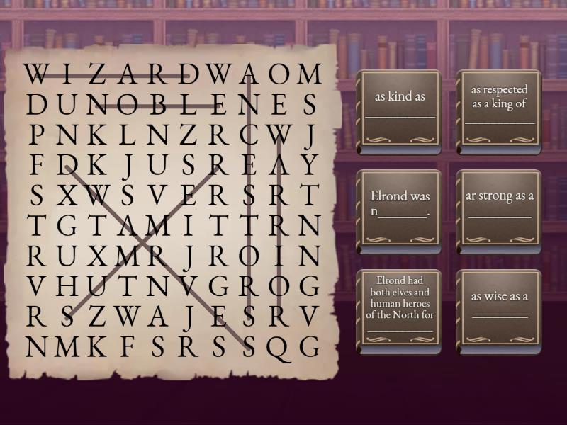 The Hobbit. Chapter 3. Part 2 - Sopa de letras