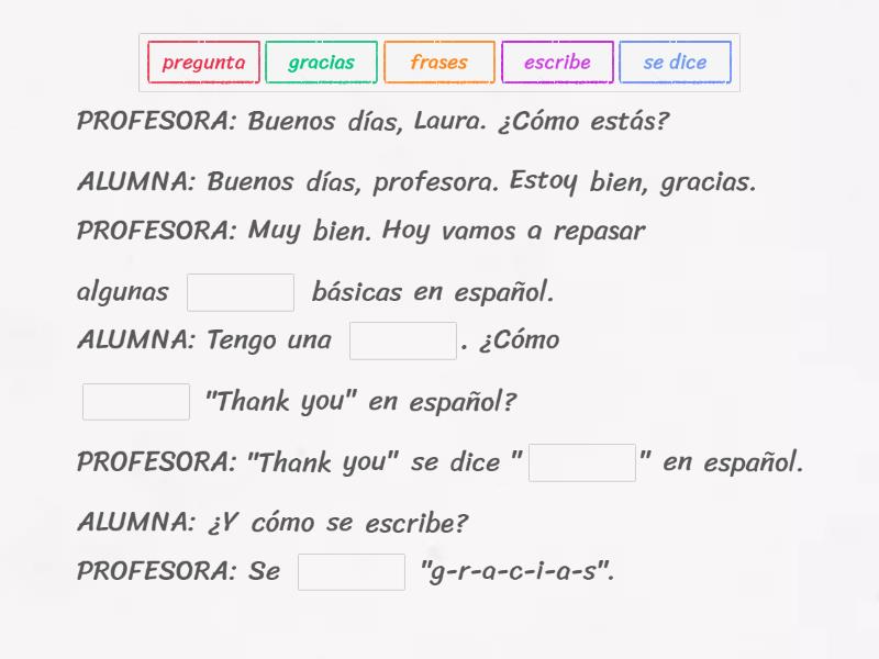 BEC | A1 | U1 | Lección 3: Diálogos sobre frases para la clase ...